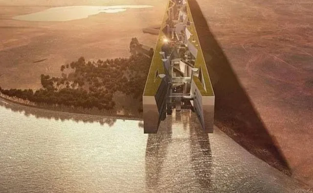 Passenger shares aerial view of Saudi Arabia's $1 Trillion Giga-Project ... Passenger shares aerial view of Saudi Arabia's $1 Trillion Giga-Project ...